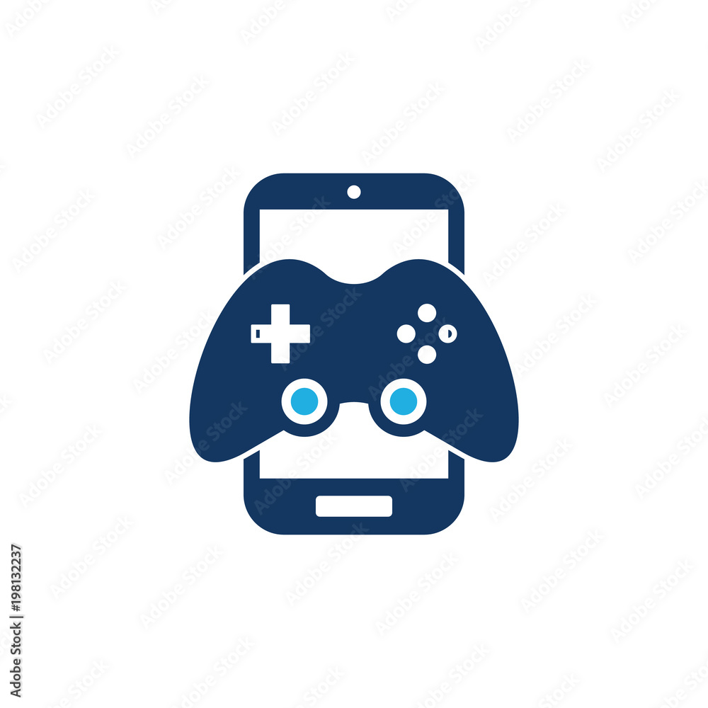 Mobile Game Icon Vector