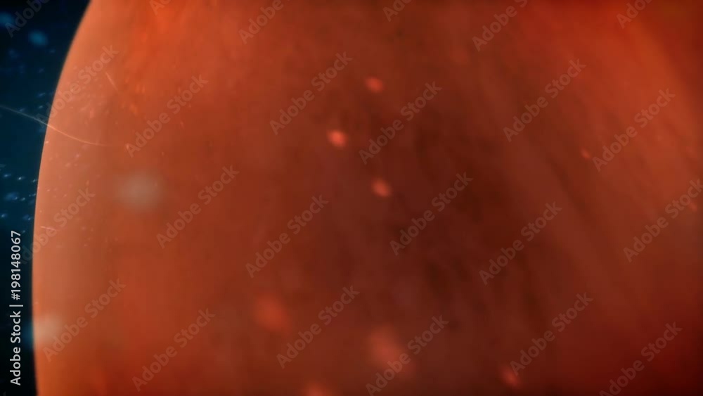 Journey Through Human cell interior, Stylized journey inside a human ...