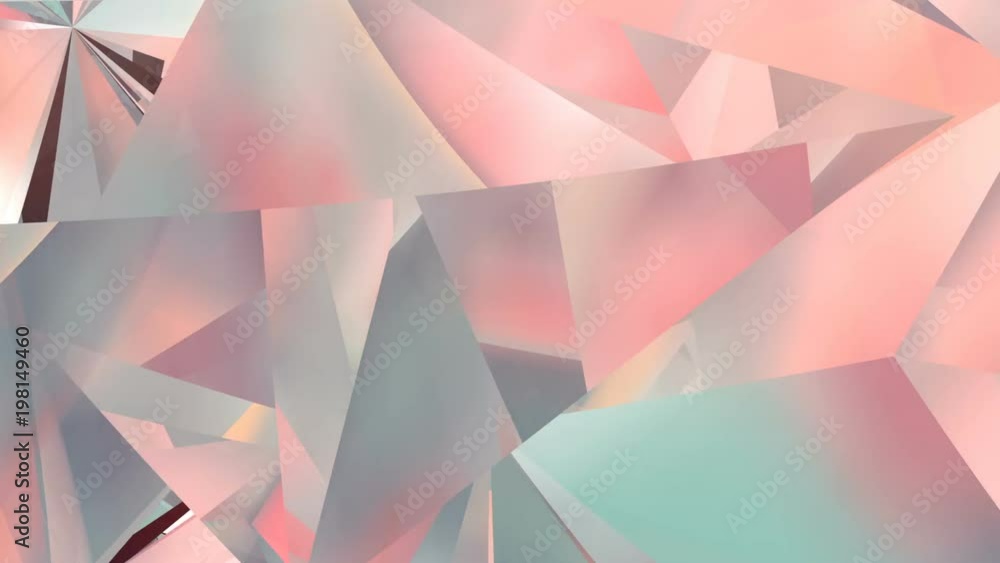 Abstract geometric polygonal motion background. Video corporate looped ...