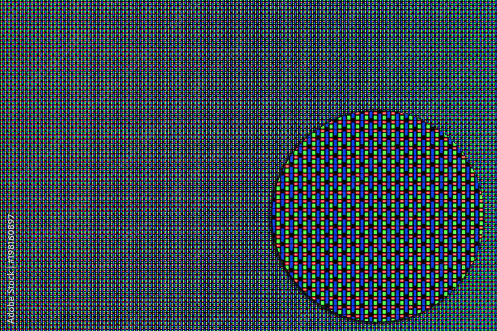 OLED screen macro Stock Illustration | Adobe Stock