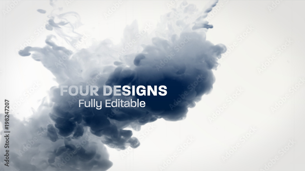 Ink Reveal Titles Stock Template | Adobe Stock