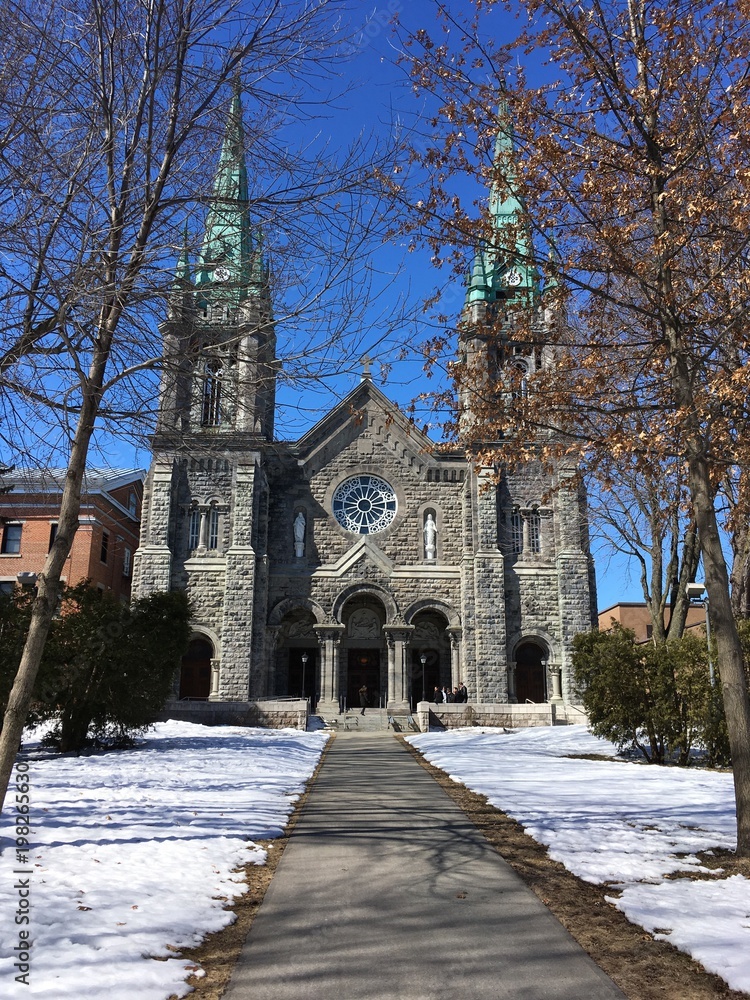 cathédrale de Saint-Hyacinthe Stock Photo | Adobe Stock