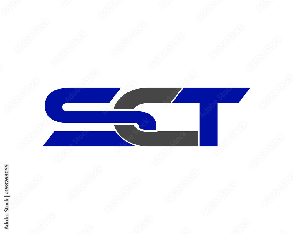 sct letter logo Stock Vector | Adobe Stock