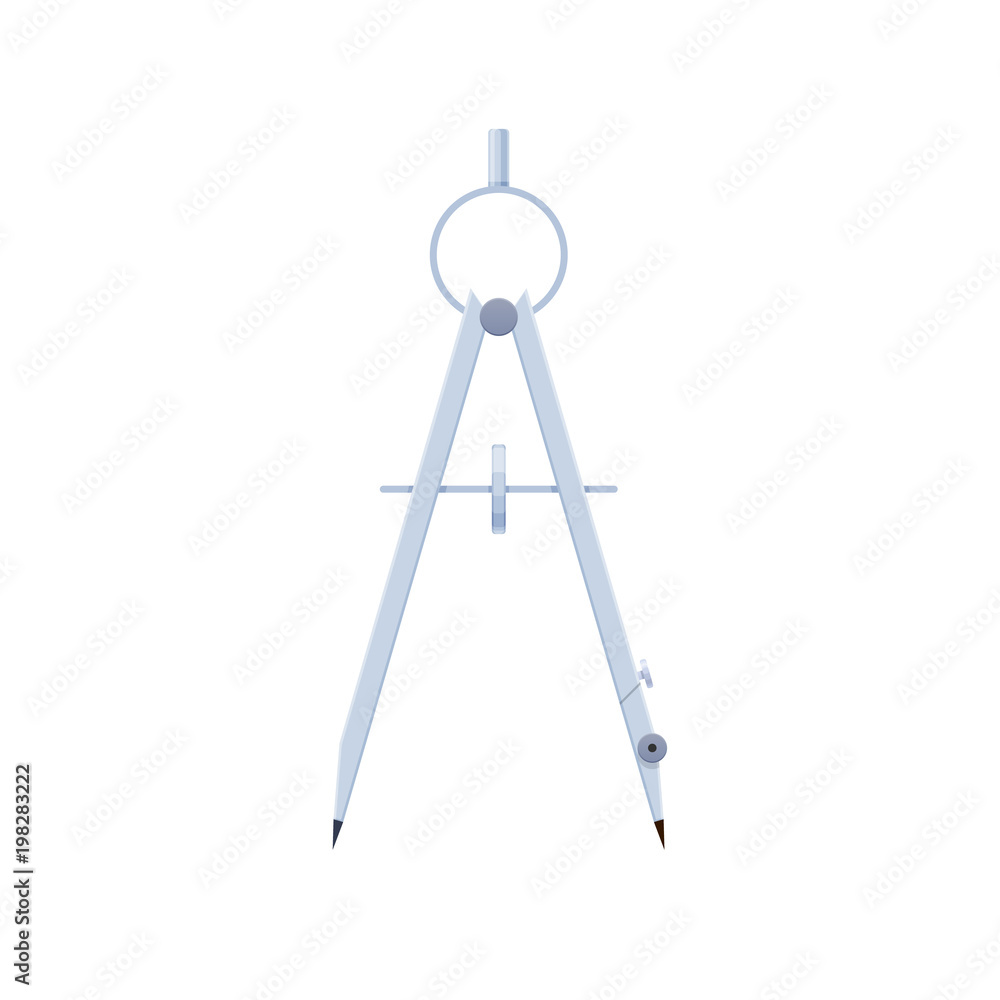 Engineering instrument, working graphic tool, compass, designed for ...
