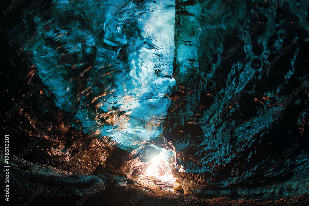 Crystal Ice cave in Iceland Stock Photo | Adobe Stock