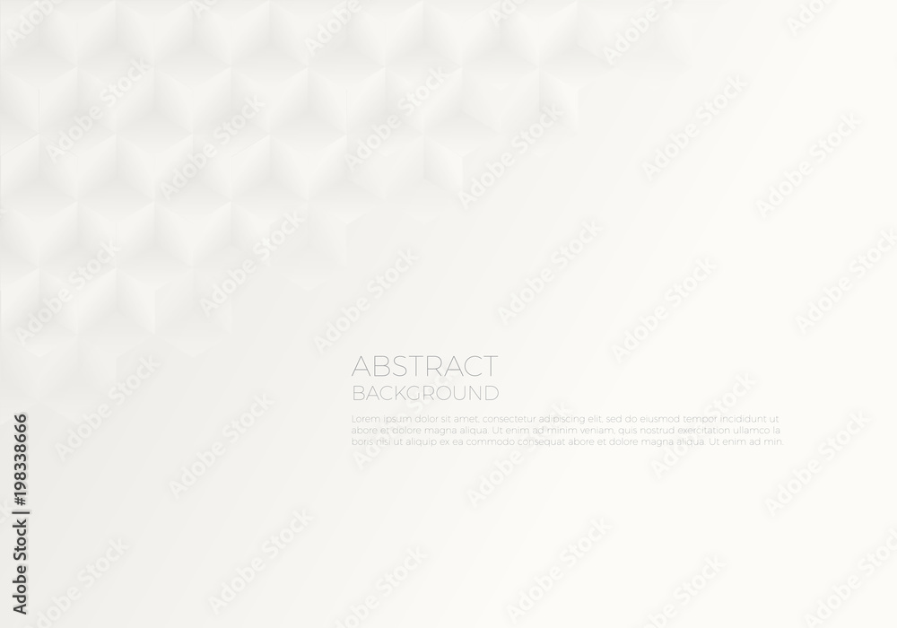 White geometric texture. Vector background can be used in cover design ...