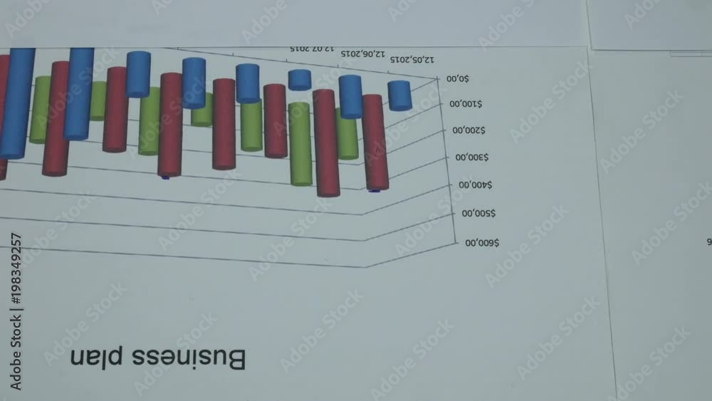 Modern finance graph of a large corporation. Contract and company ...
