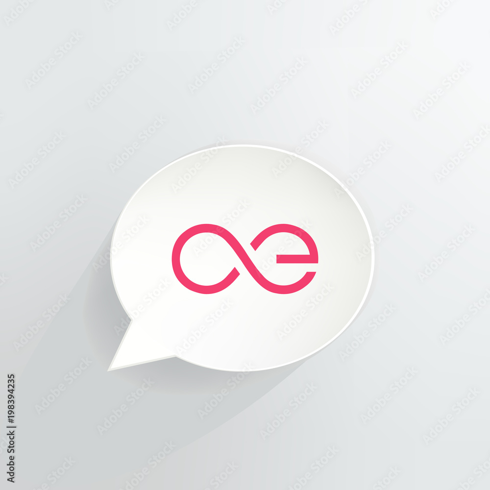 Aeternity Cryptocurrency Coin 3D Speech Bubble Background Stock Vector ...