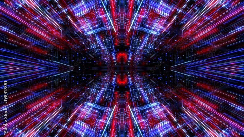 Abstract technology pattern with connecting lines and dots. Digital ...