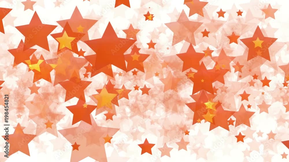 Background of orange and yellow moving stars Stock Video | Adobe Stock