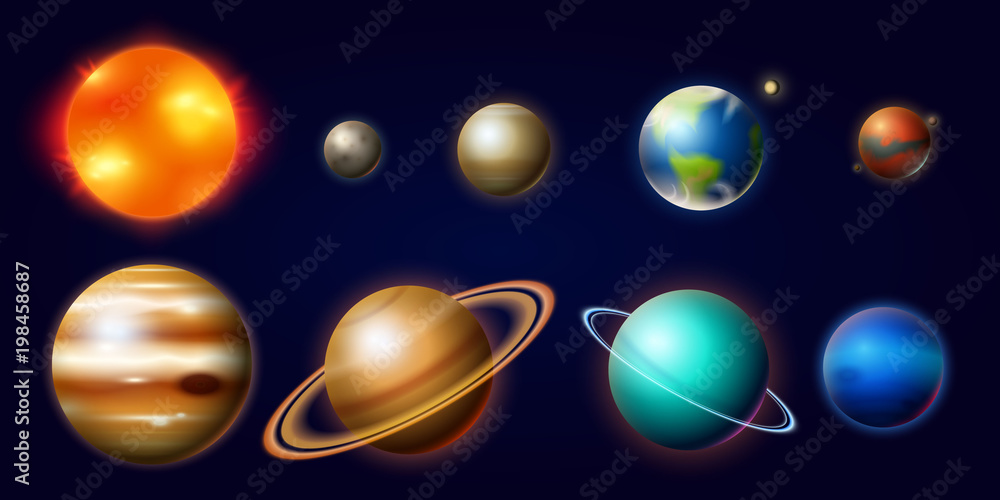 The Solar System All Label