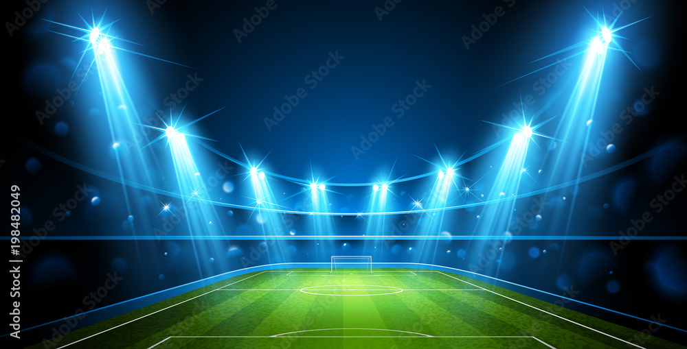 Football Arena. Vector Stock Vector | Adobe Stock