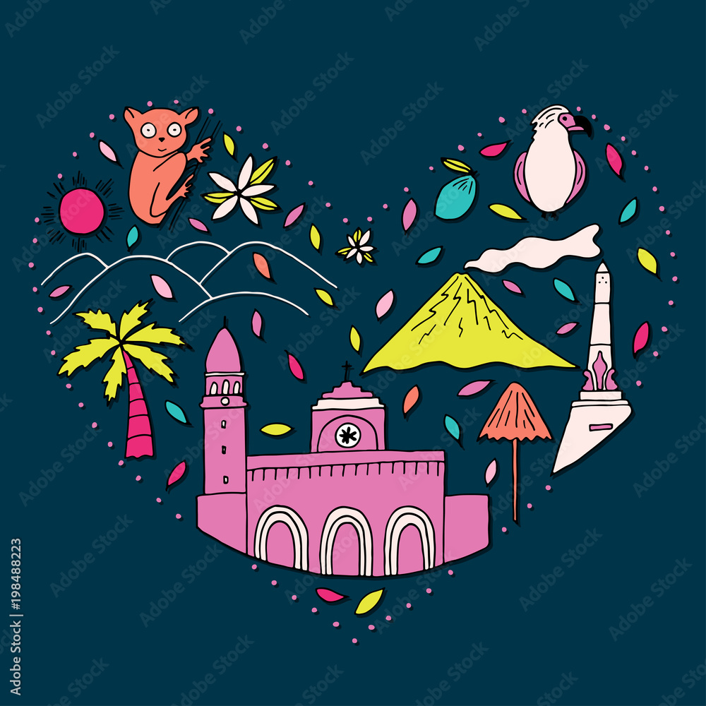 National symbols of Philippines. Stock Vector | Adobe Stock