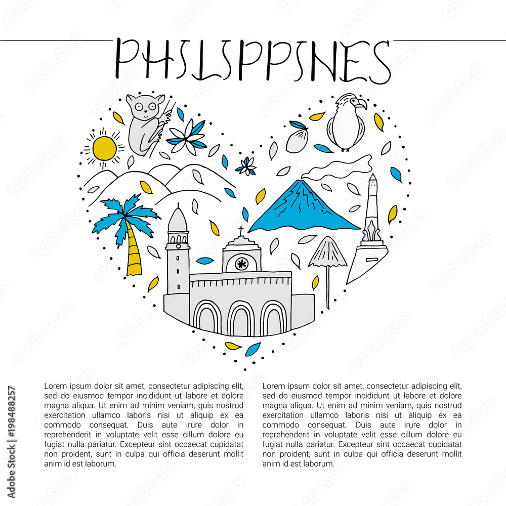 National symbols of Philippines. Stock Vector | Adobe Stock
