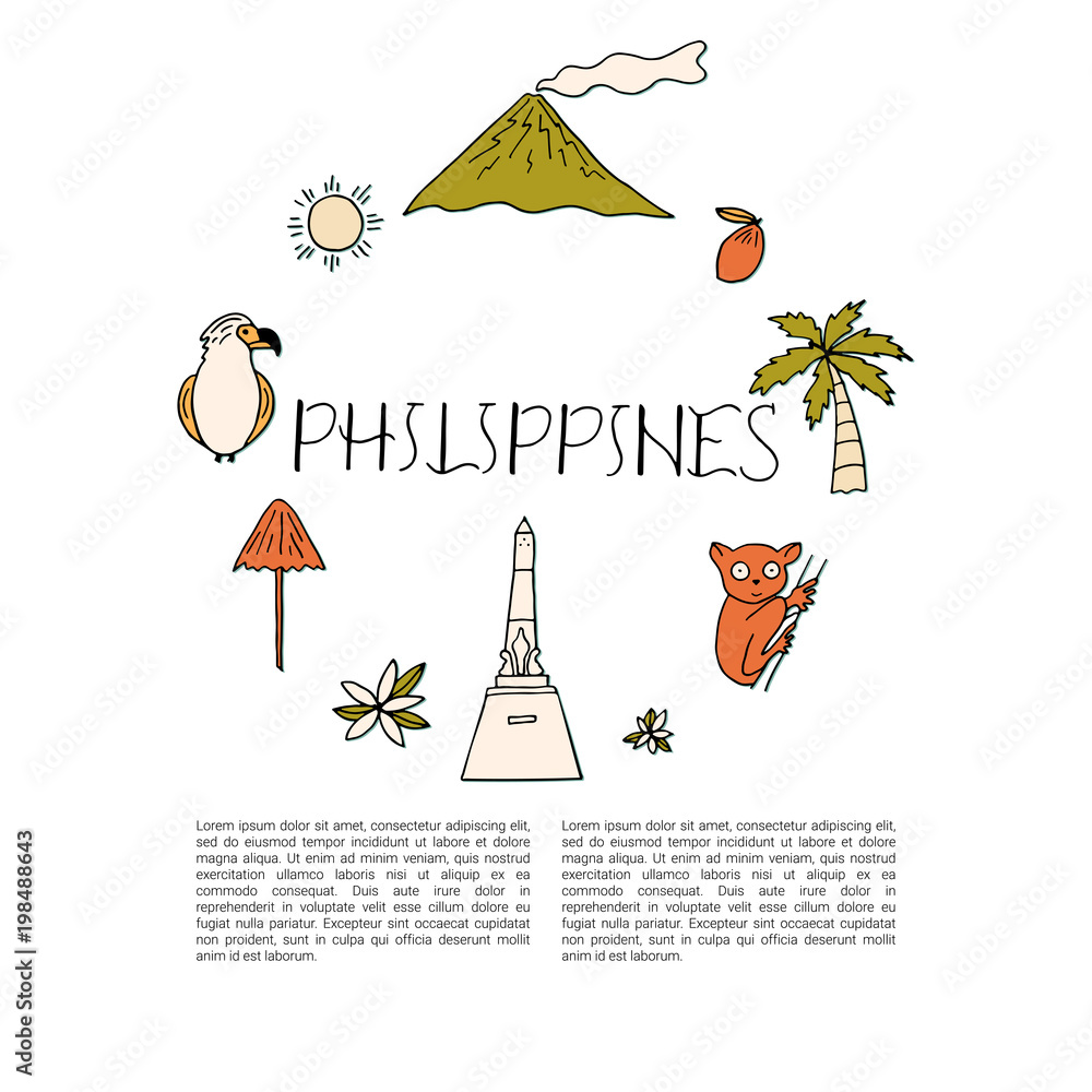 National symbols of Philippines. Stock Vector | Adobe Stock