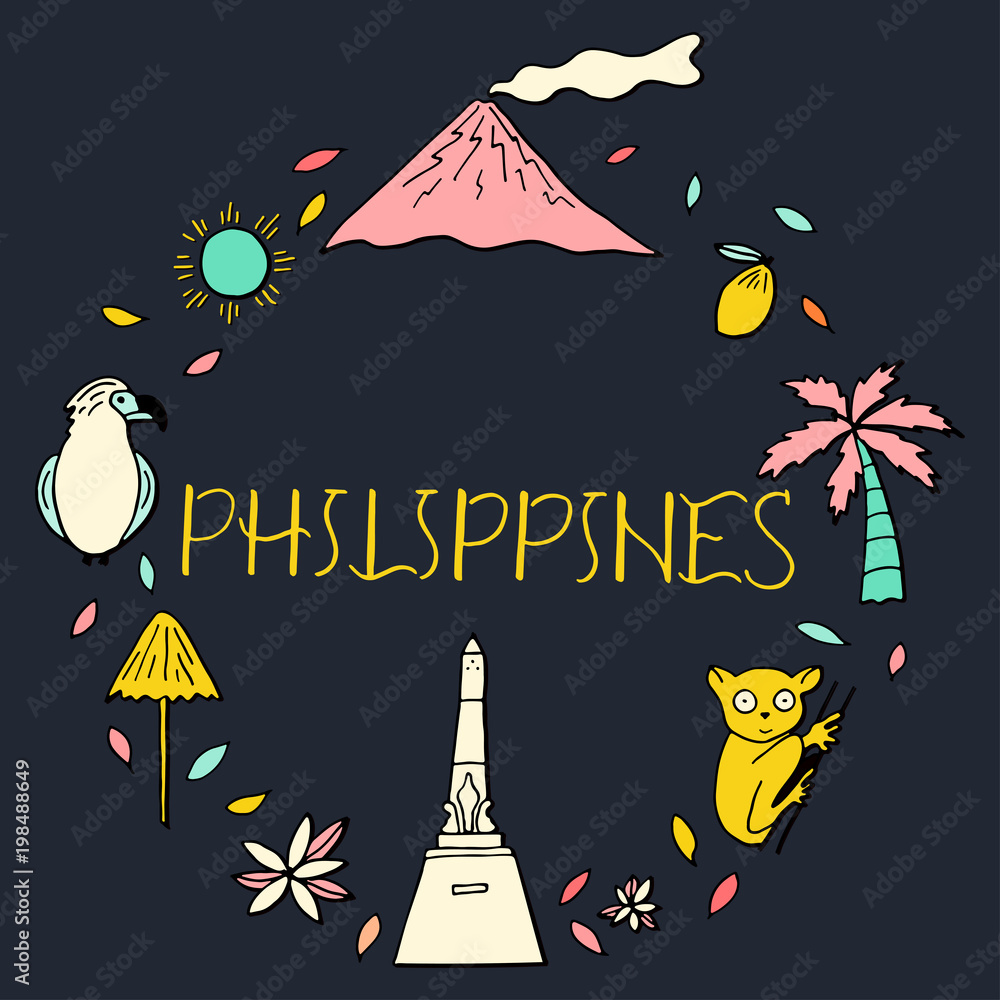 National symbols of Philippines. Stock Vector | Adobe Stock