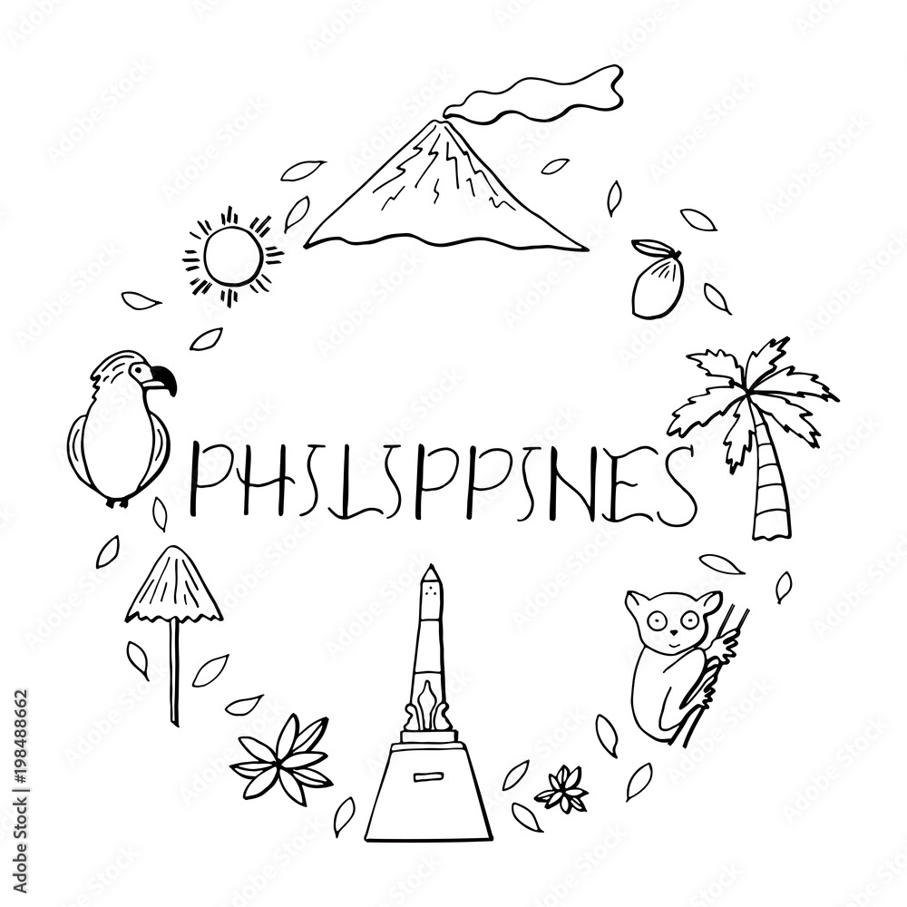 National symbols of Philippines. Stock Vector | Adobe Stock