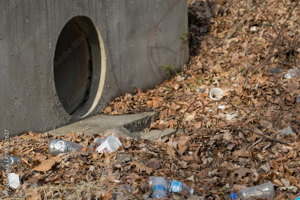 Litter drainage Stock Photo | Adobe Stock