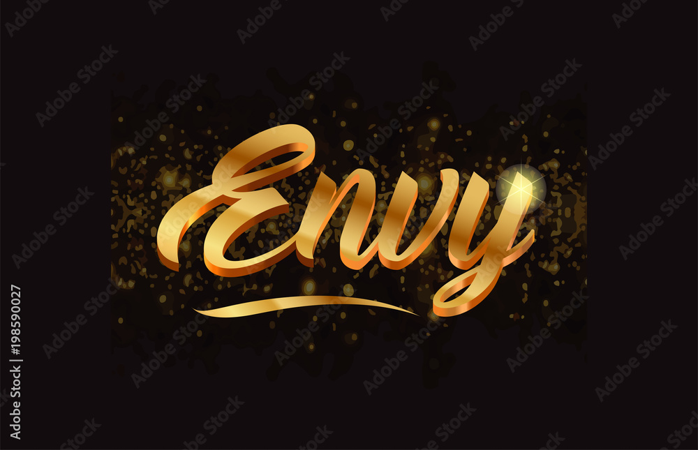 word text with sparkle and glitter background in gold, suitable for ...