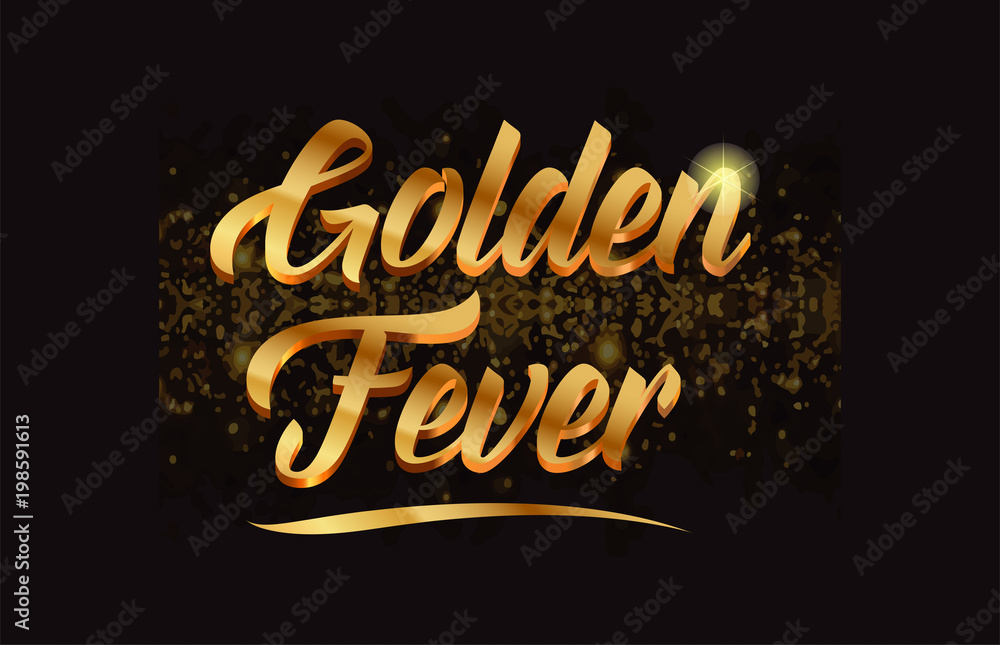 word text with sparkle and glitter background in gold, suitable for ...