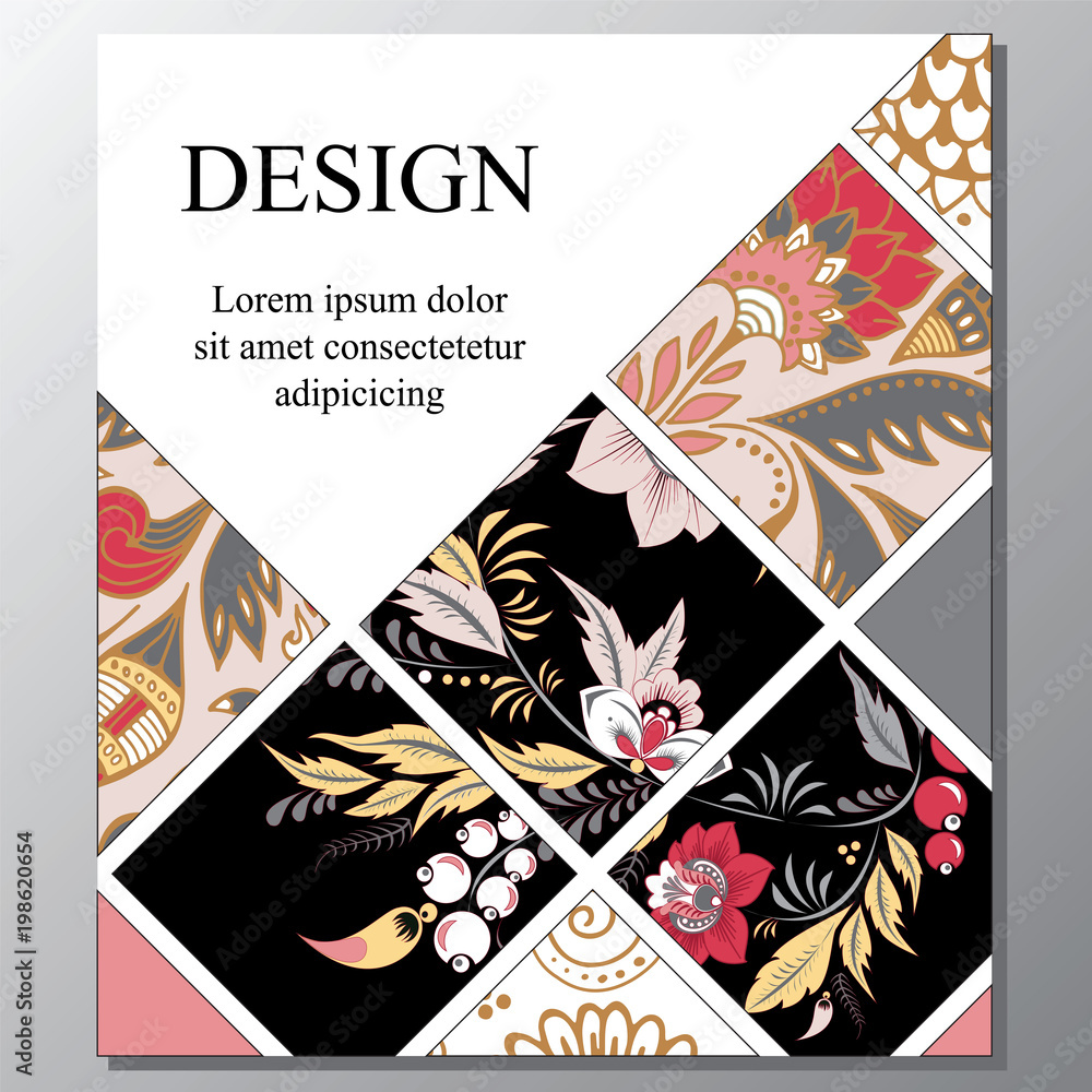 Stock vector art brochure template. layout design. corporate business ...