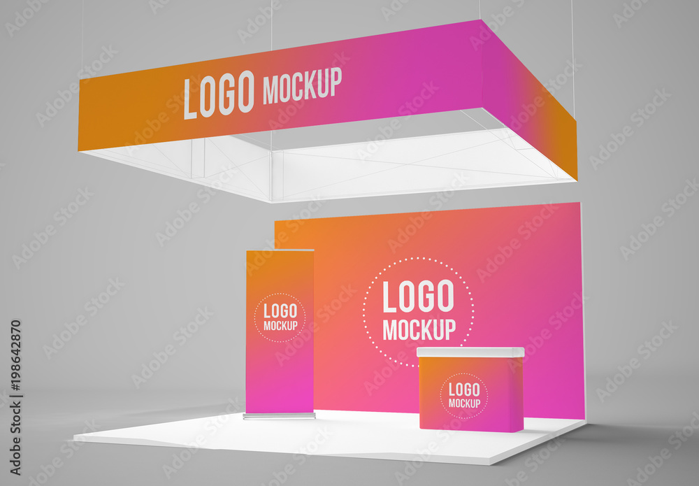 Exhibition Booth Mockup Stock Template | Adobe Stock