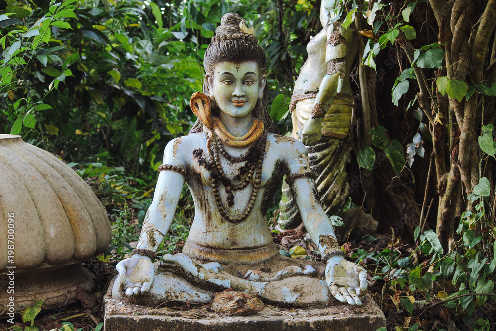 Statue of lord shiva in India. Goa Stock Photo | Adobe Stock