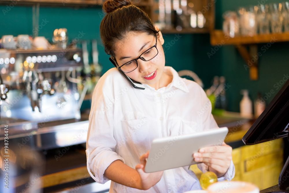 Female Restaurant Manager