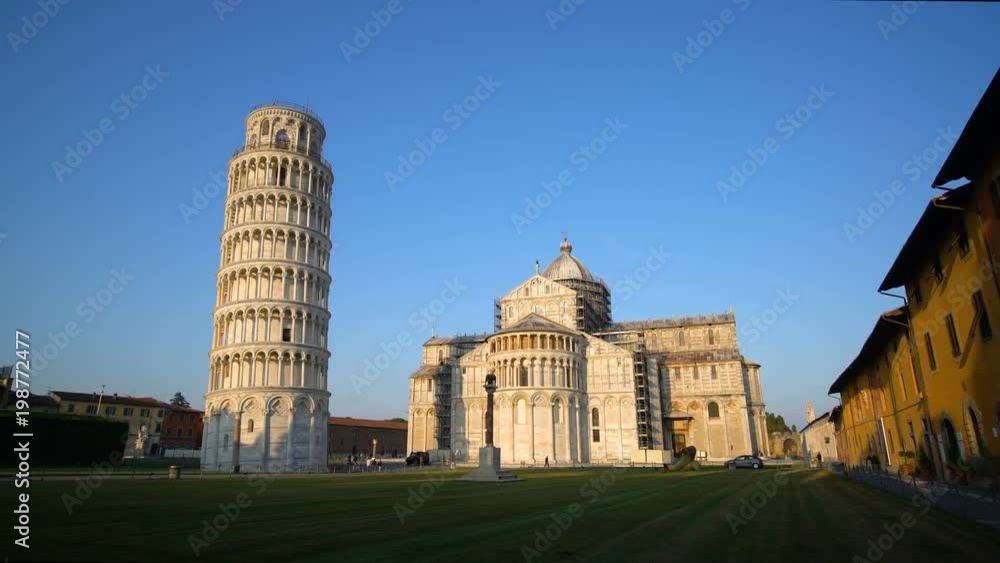 Leaning Tower of Pisa in Pisa, Italy. Leaning Tower of Pisa known ...