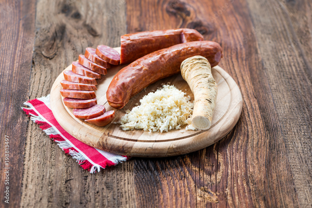 Brettljausn - Wurst und Käse Platte - Jause Stock-Foto | Adobe Stock