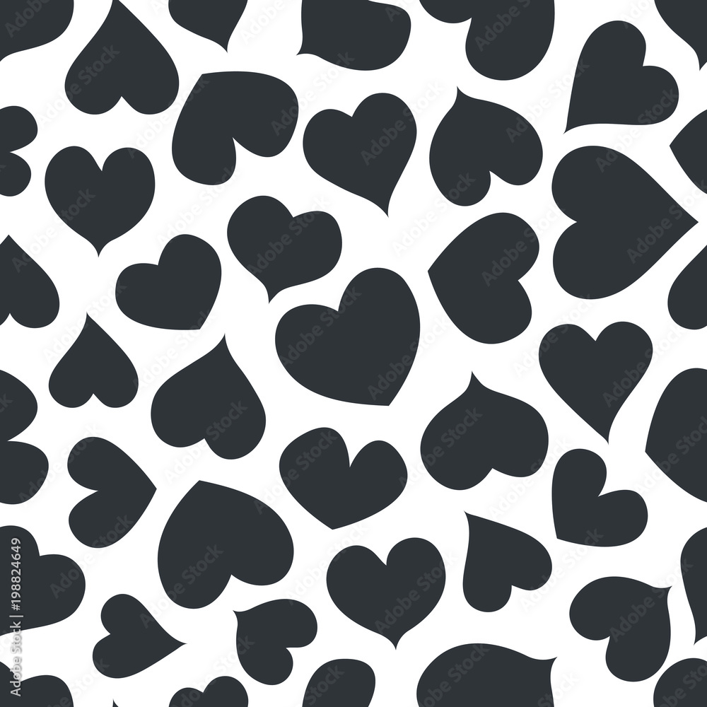 Heart Patterns Black And White