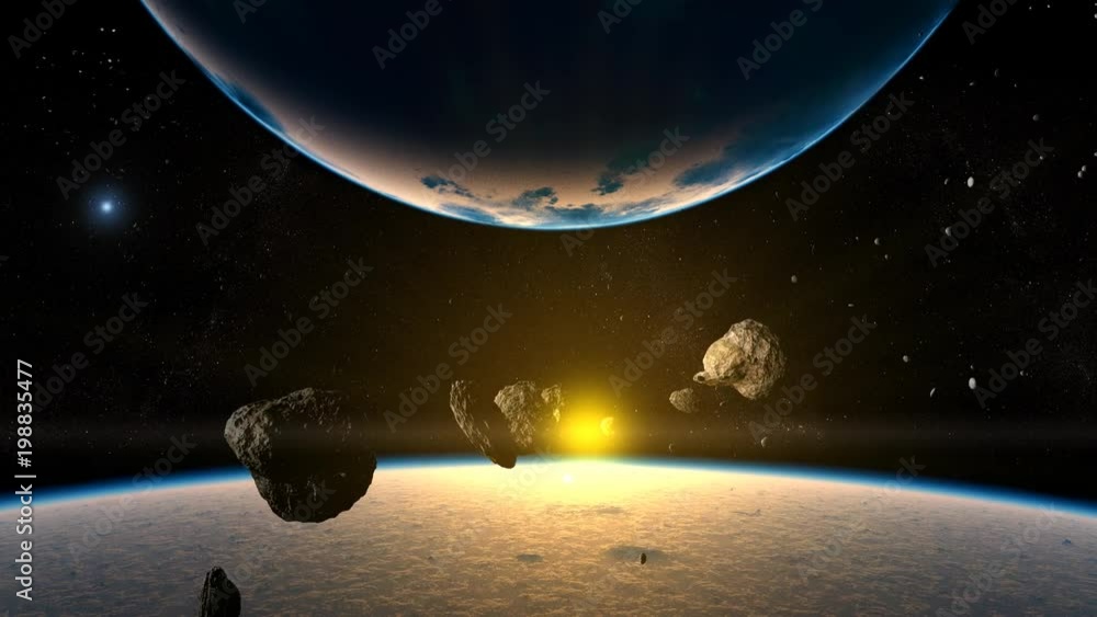 Recreation Alpha Centauri Solar System vídeo de Stock | Adobe Stock