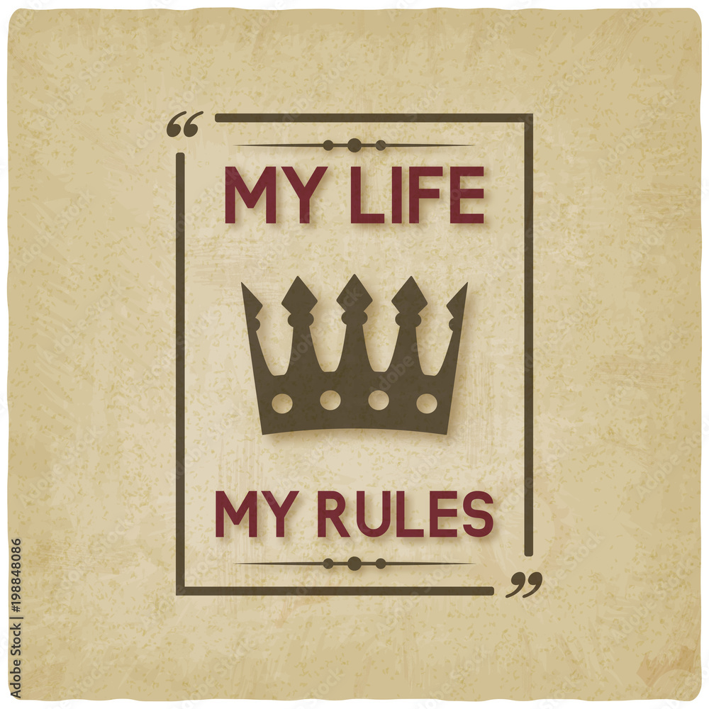 My Life My Rules Wallpapers For Boys