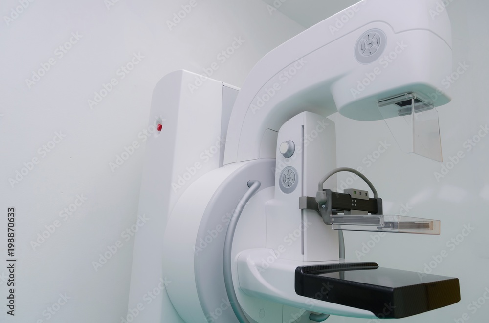operating room with Mammography X-Ray System Machine in hospital ...