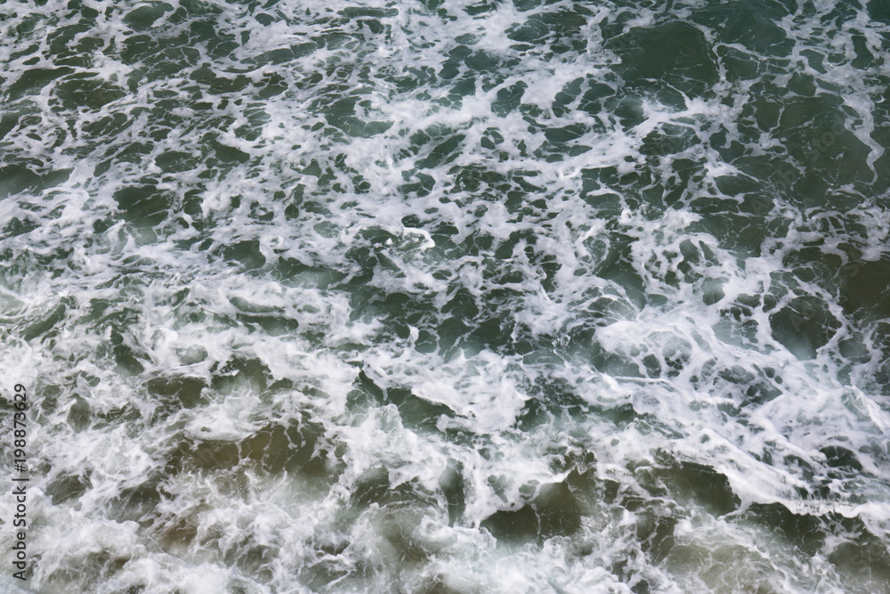 Moving Ocean Waves Background