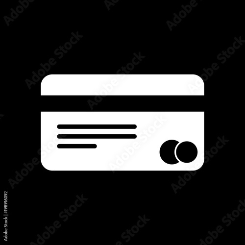 Contact Card Icon Black
