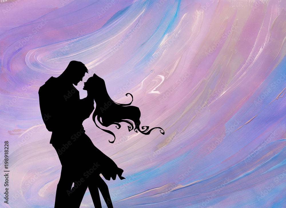 Abstract Love Couple Wallpapers