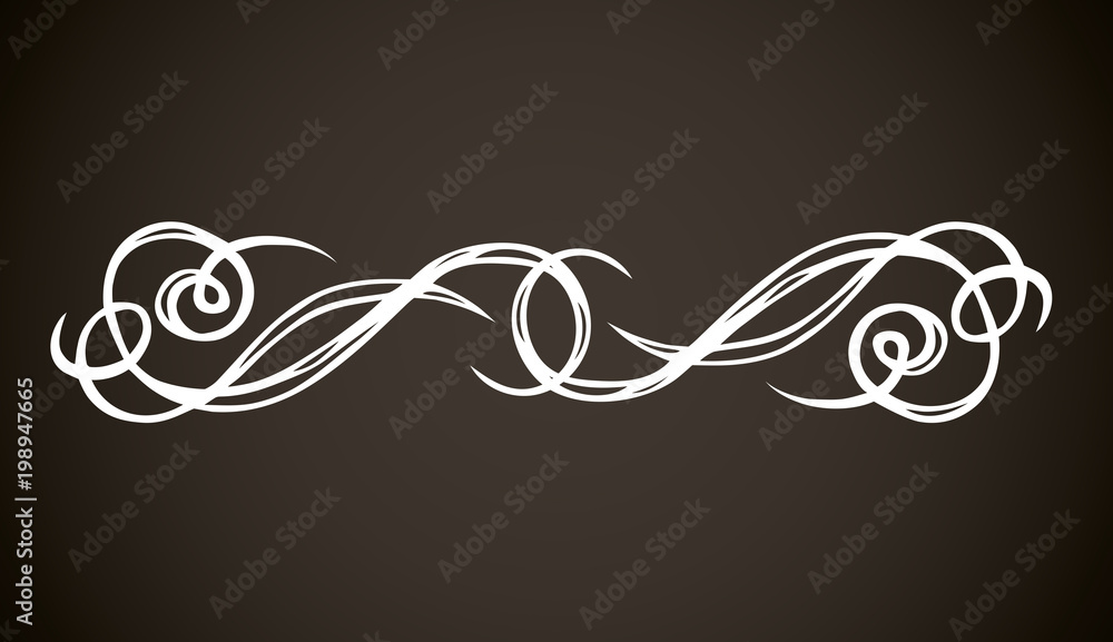 Vignette. Vector drawing Stock Vector | Adobe Stock