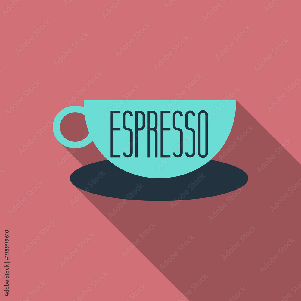 Authentic Italian espresso vintage . Coffee poster for cafe bar or ...