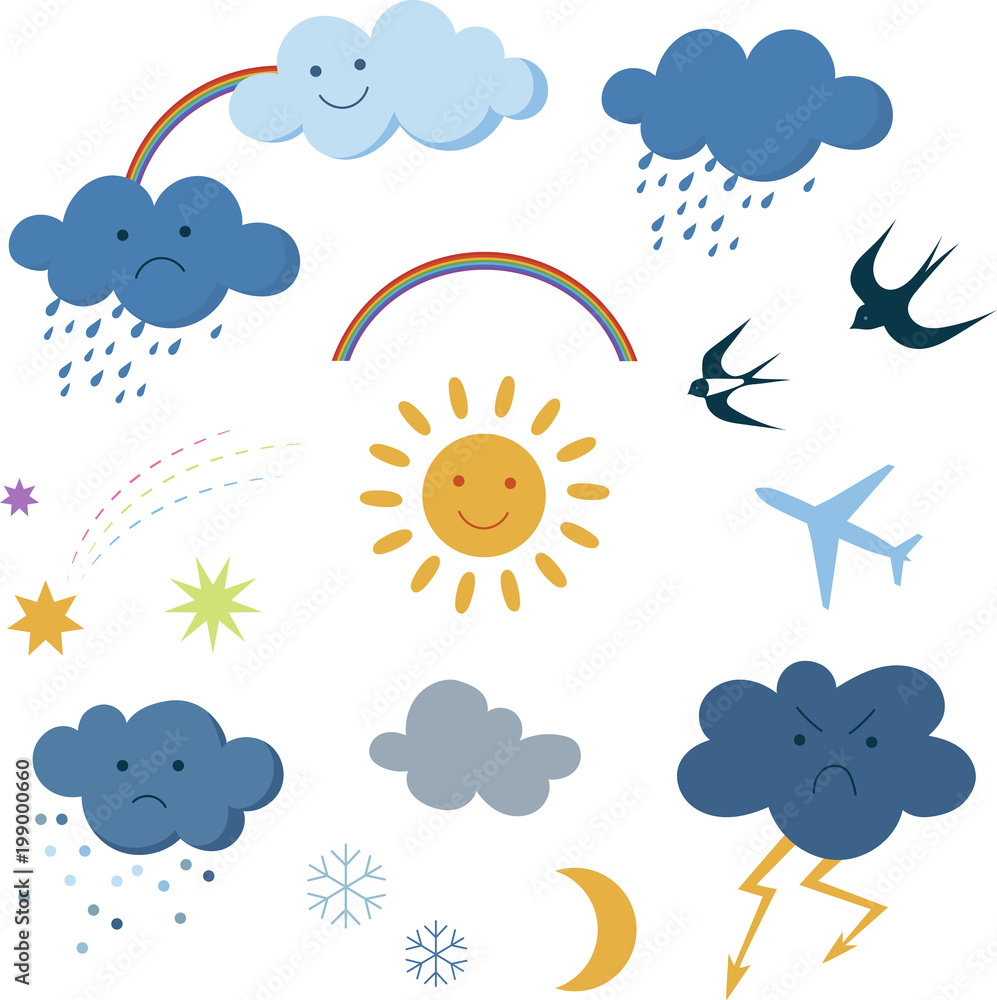 Weather Symbols Clip Art