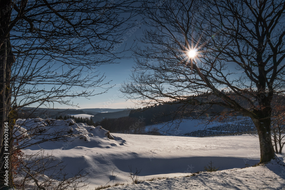 Herscheid im Winter Stock Photo | Adobe Stock