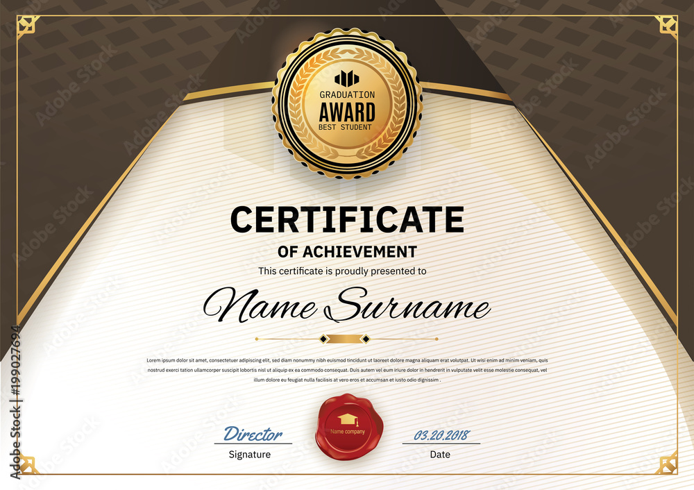 Official Certificate Template