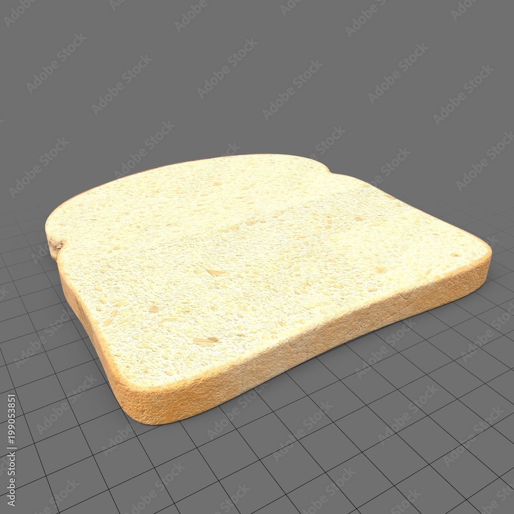 Bread 3d Model
