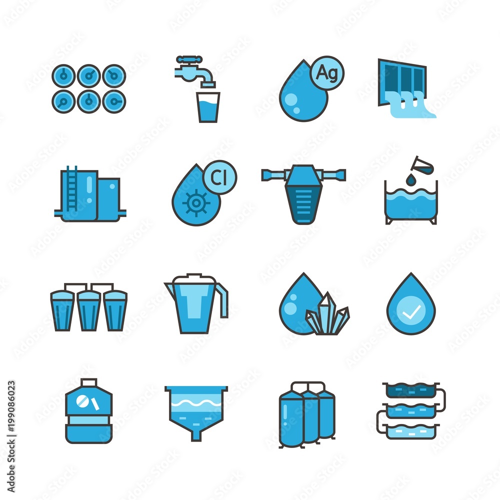 Dirty effluent water treatment plant and water filter for sewage sludge ...
