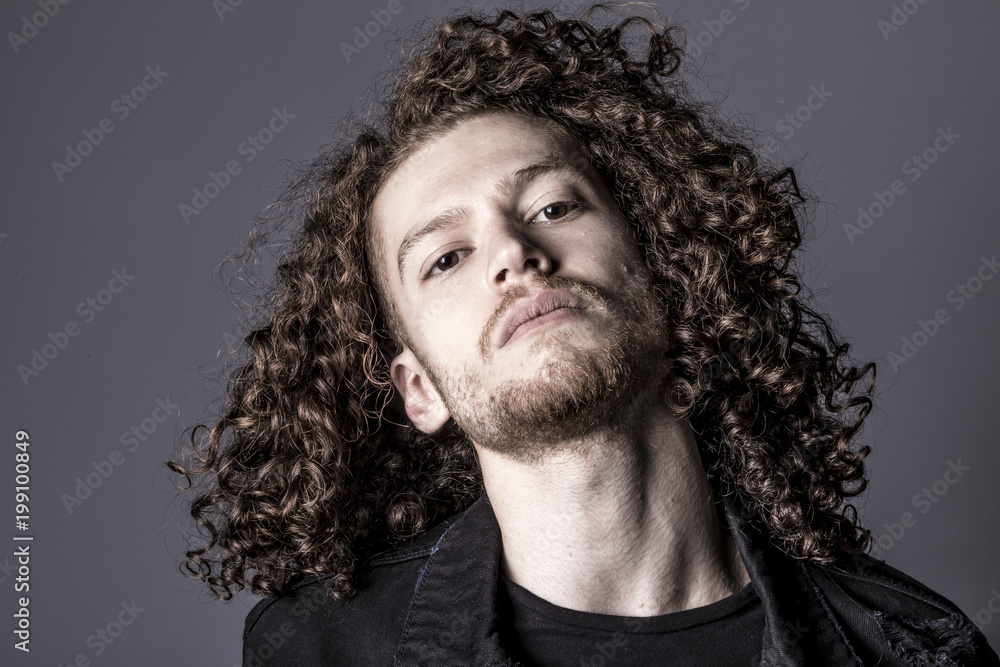 Young ginger man studio portrait Stock Photo | Adobe Stock