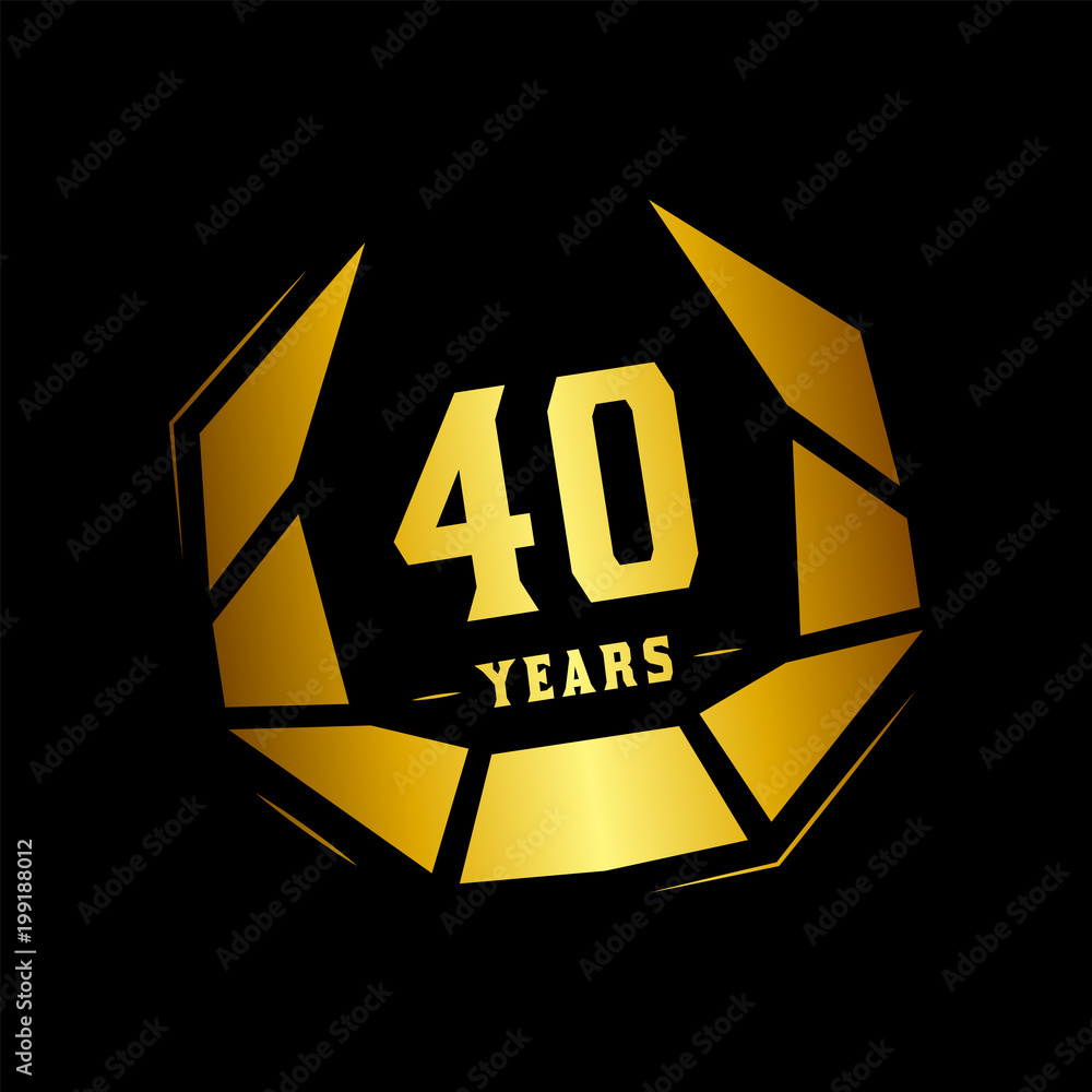 40 years design template. 40 anniversary template. Stock Vector | Adobe ... 40 years design template. 40 anniversary template. Stock Vector | Adobe ...