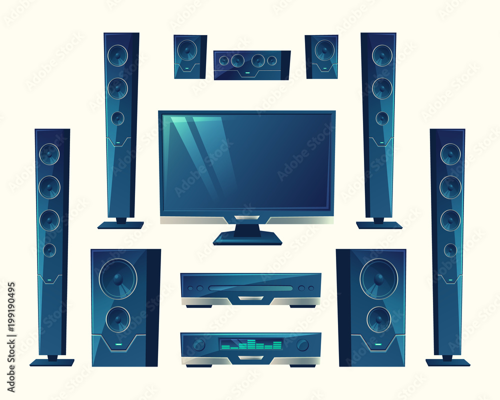 Vector home theater, audio video system, acoustic equipment, stereo ...