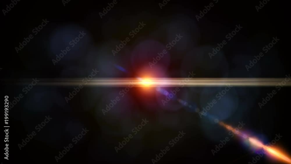 anamorphic lens flare 3840x2160 4K, lights background . Stock Video ...