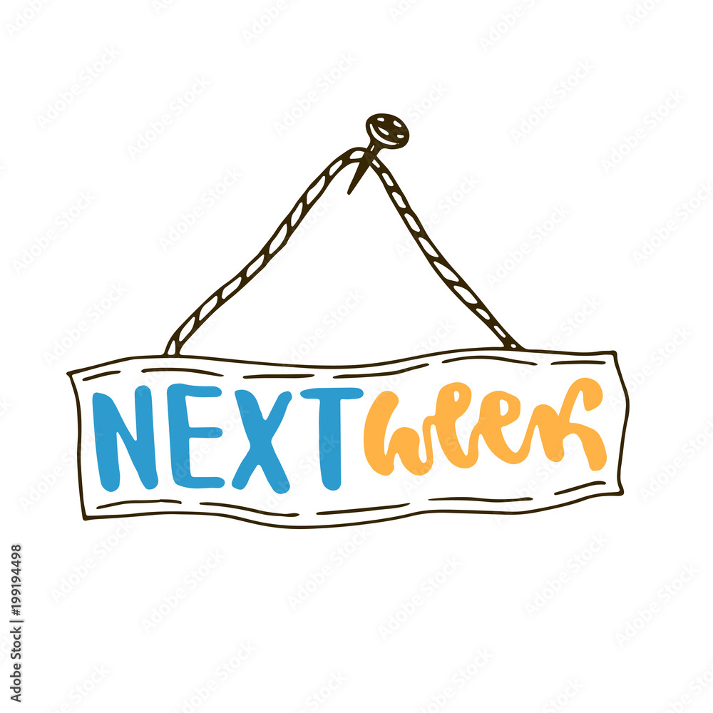 Next Week Clip Art