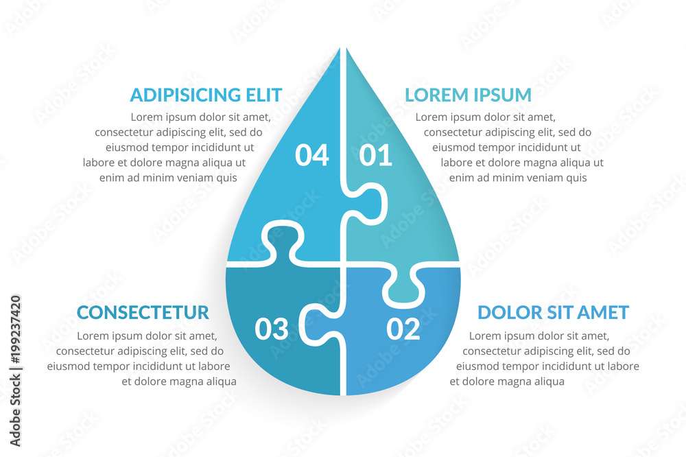 Water Infographics Stock Vector | Adobe Stock
